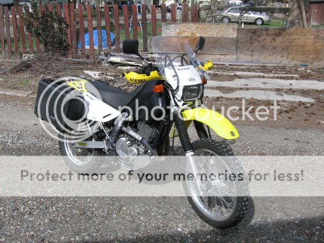 DR650 Windshield for a 6' rider | Adventure Rider