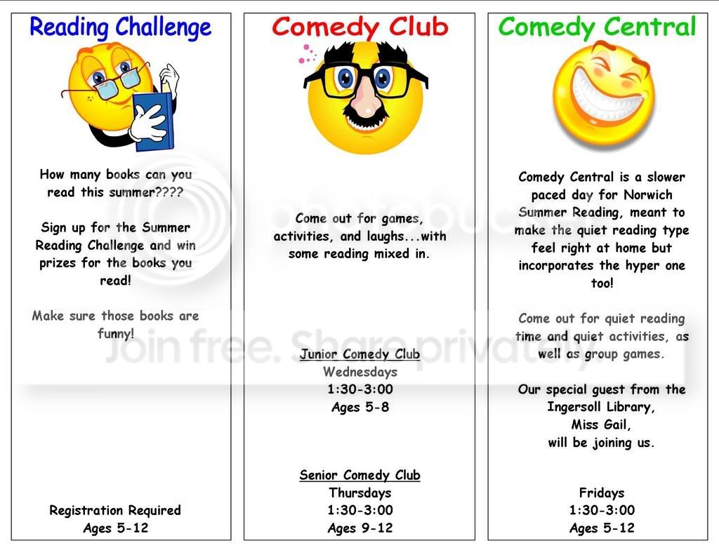 Norwich Library Summer Reading Program