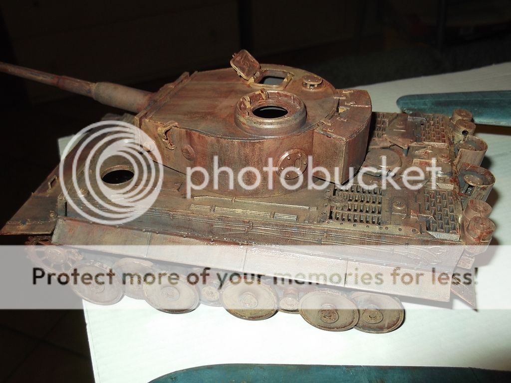 ruined/damaged/burnt Tiger tank 35 sc - Ready for Inspection - Armour ...