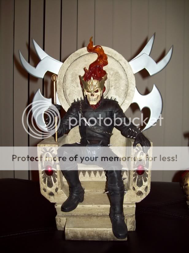 Sideshow 1/4 scale Ghost Rider on Throne Maquette