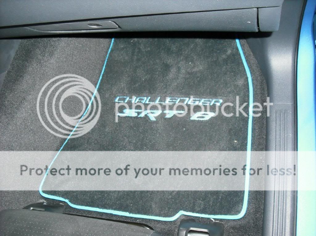Custom R/T - SRT Floor Mats | Dodge Challenger Forum